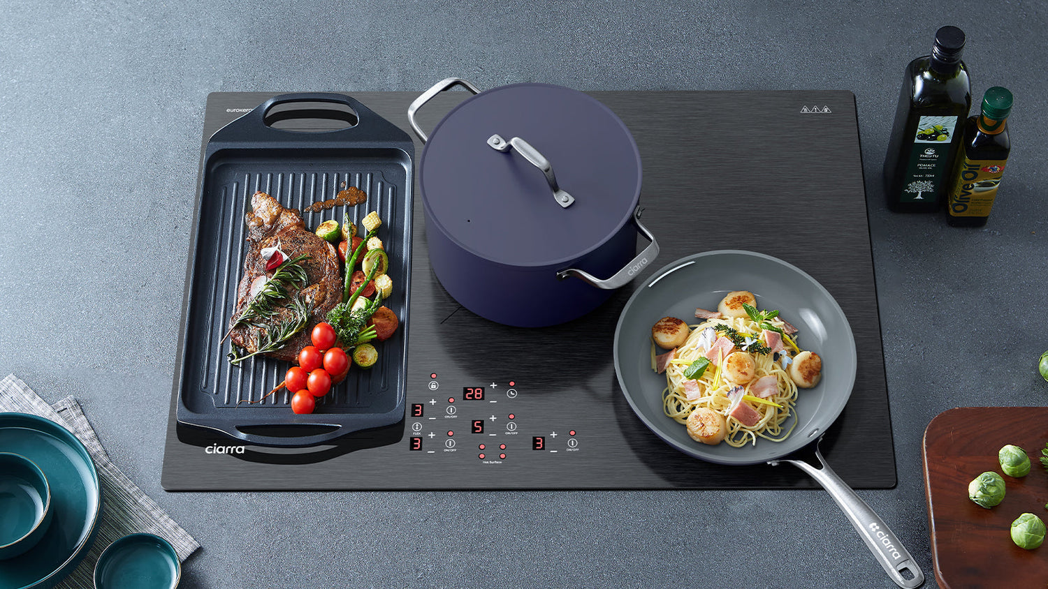 Ciarra | Invisible Built-in Induction Cooktops – CIARRA Appliances