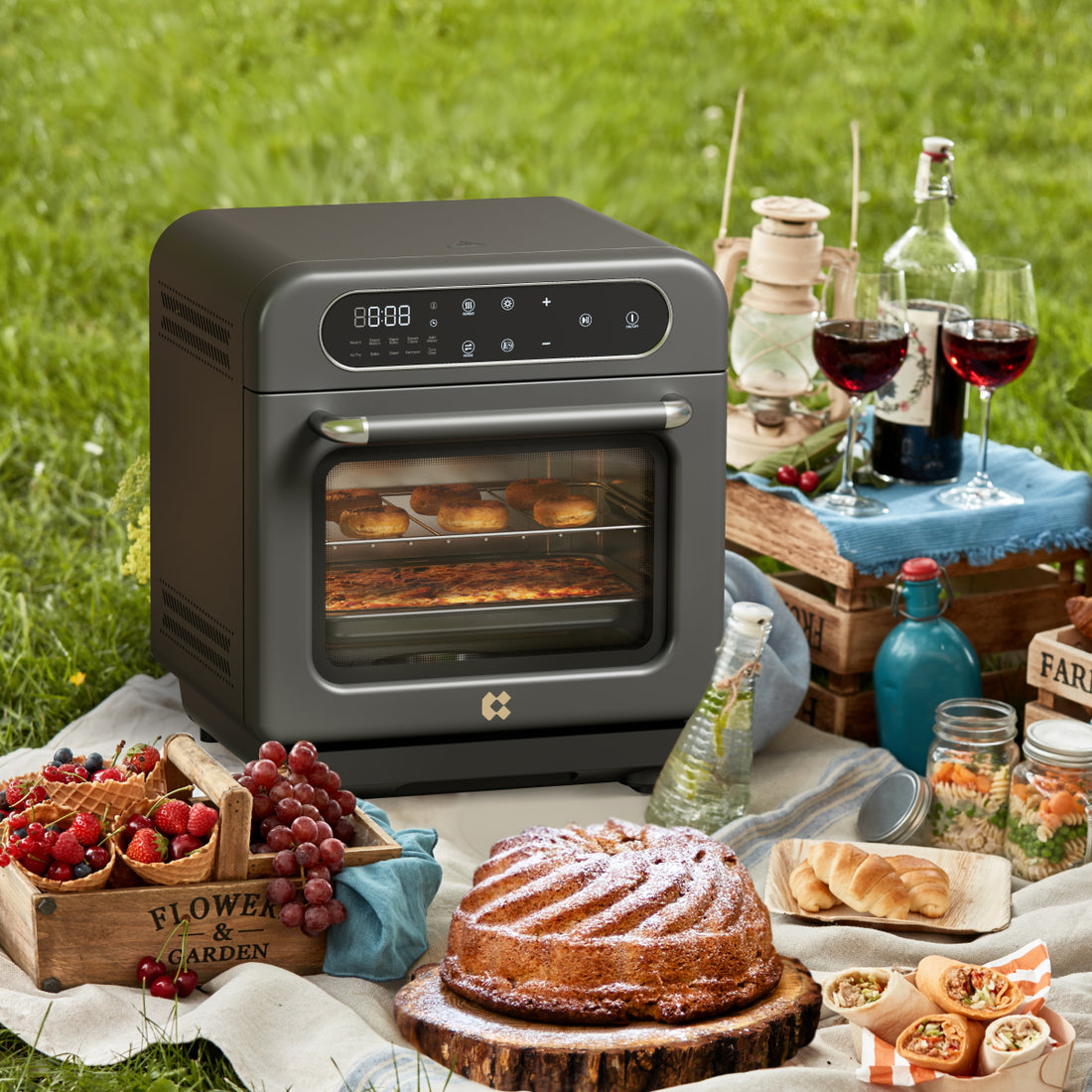 Ciarra Nosh Oven | 8-in-1 Best Small Electric Oven Portable Countertop ...