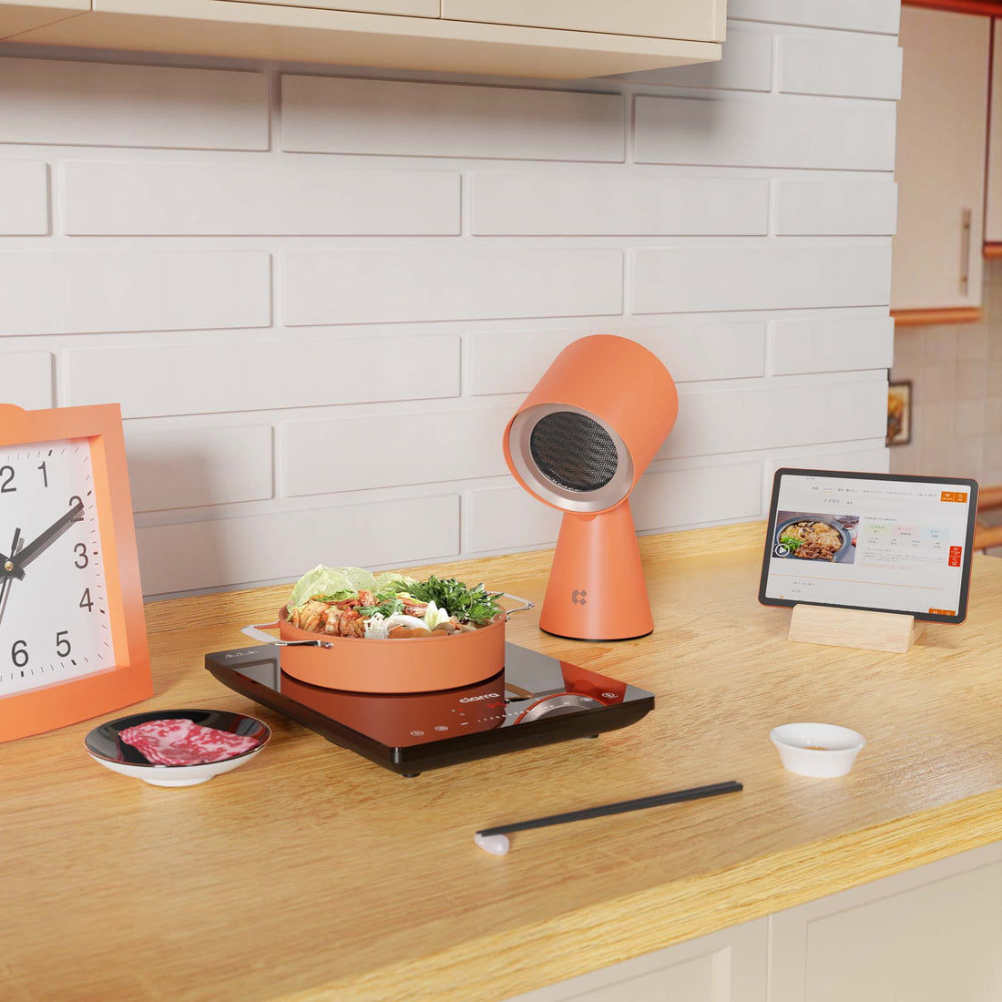 Ciarra HOOD TO GO Portable Mini Desktop Range Hood Orangina – CIARRA ...