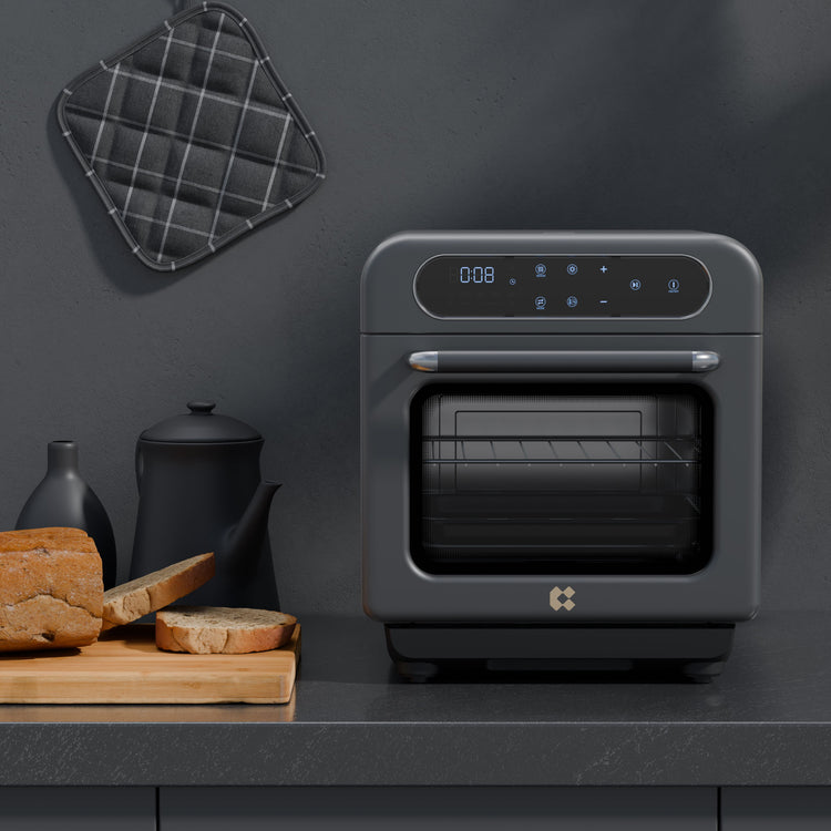 Ciarra Nosh Oven | 8-in-1 Portable Countertop oven Steam Air Fryer Oven ...