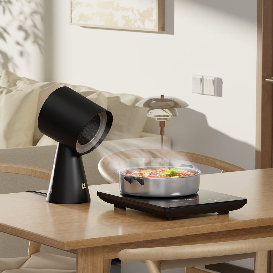 Ciarra HOOD TO GO Portable Mini Desktop Range Hood Shadow Noir – CIARRA ...