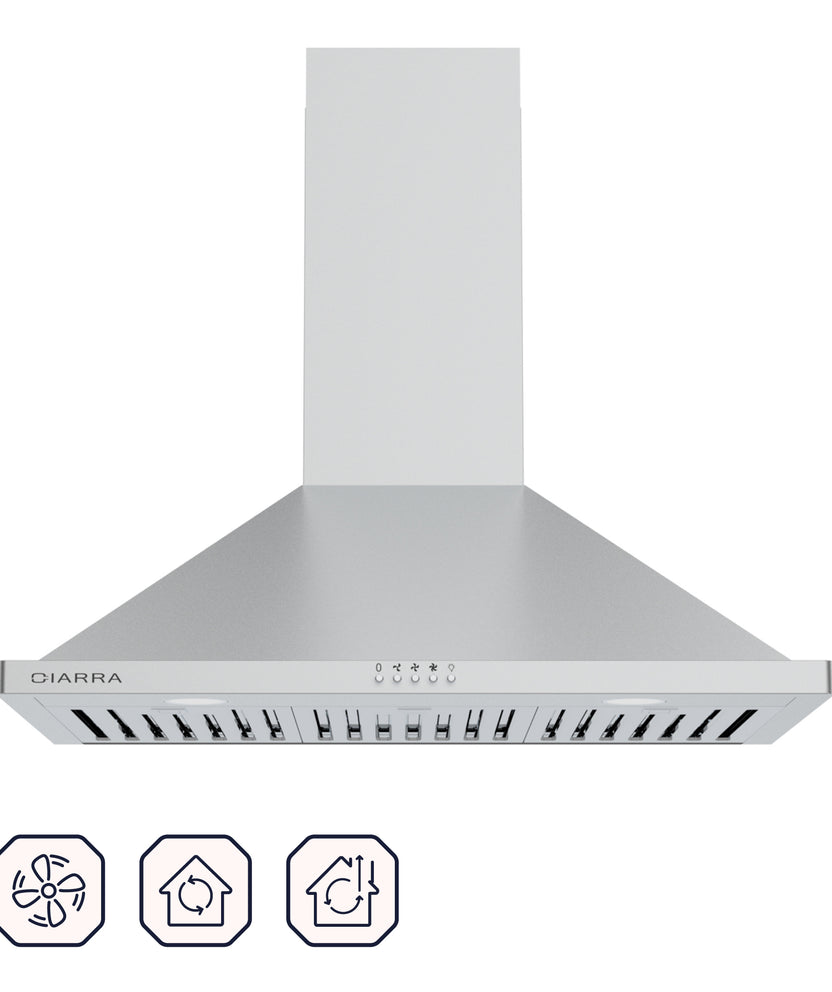Buy Best Stainless Steel Ductless 30/36 inch Quiet Range Hood | Ciarra ...